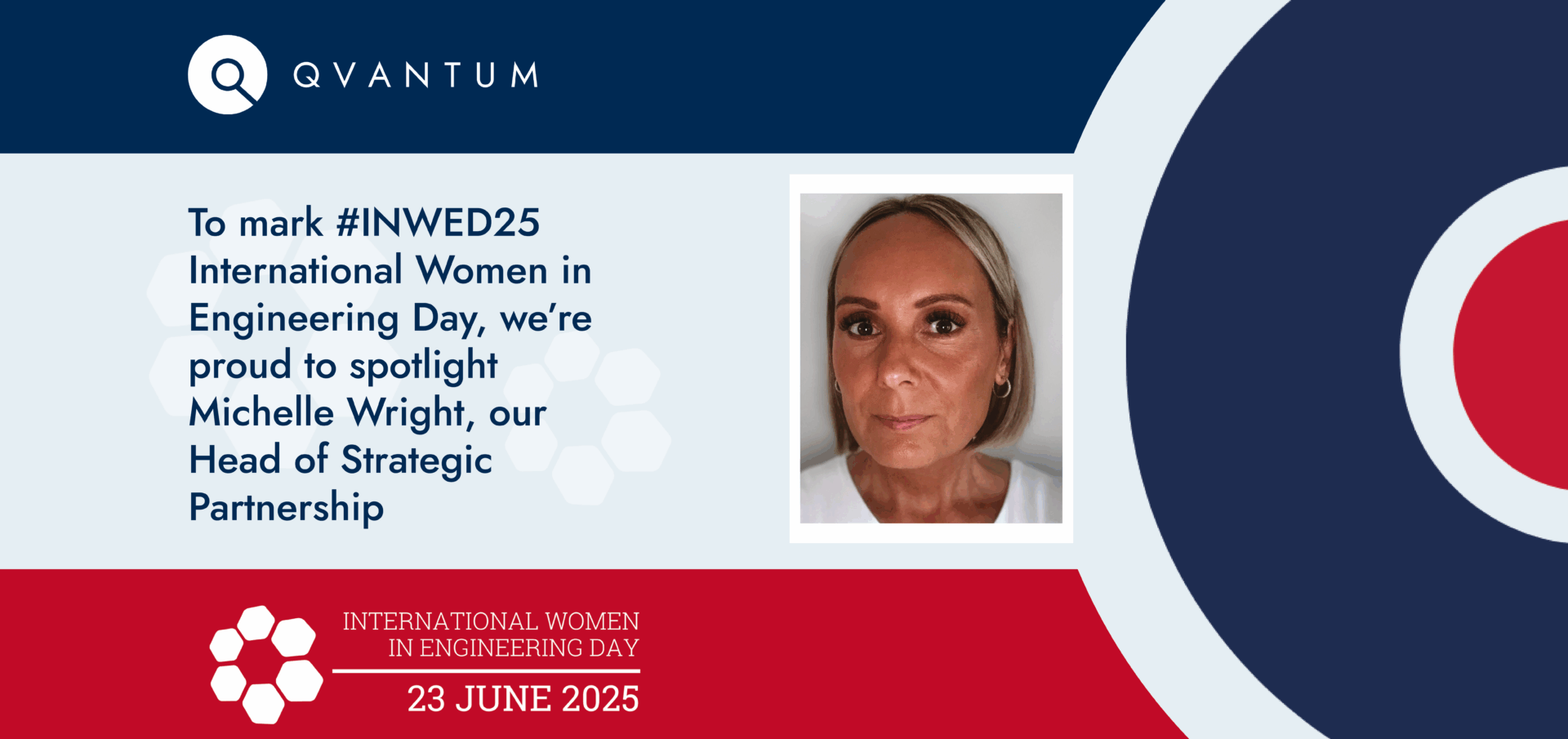 International Woman in Engineering Day - Michelle Wright – Qvantum